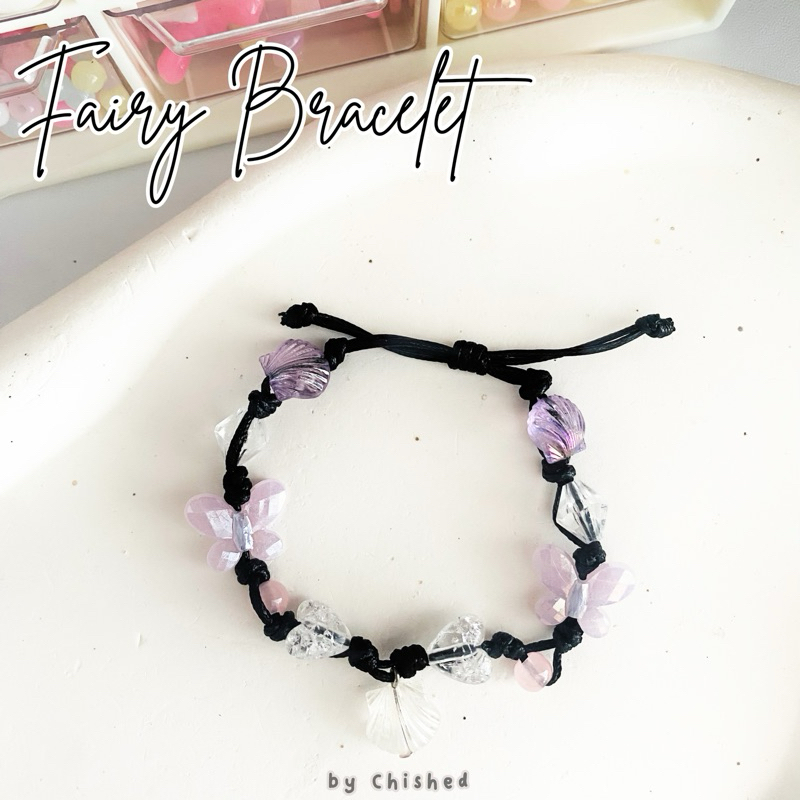 Jual Gelang Fairy/ Fairy Bracelet/ Gelang Serut Tali Hitam FAIFLY ...