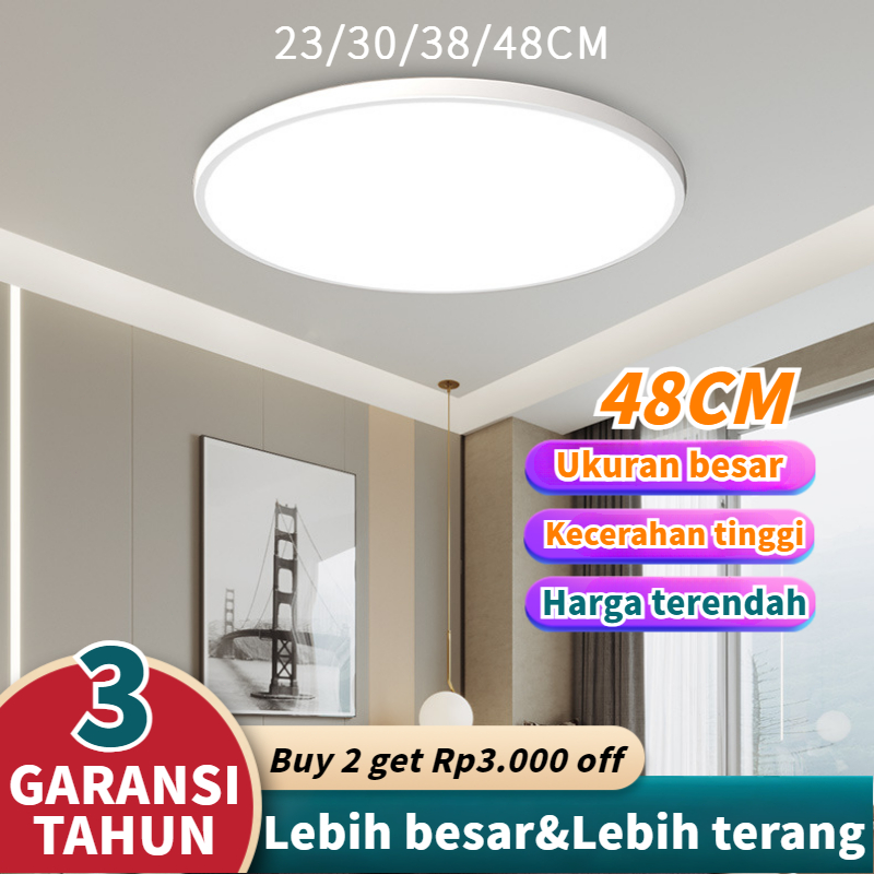 Jual Lampu Plafon 24W/48W lampu led kamar lampu hias ruang tamu ...