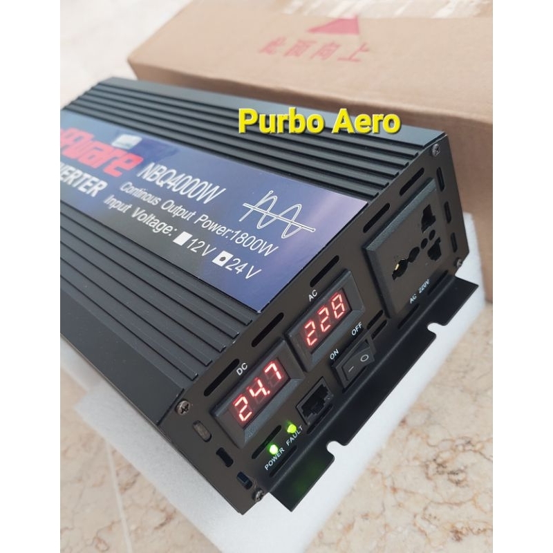 Jual INVERTER PURE SINE WAVE 4000W PSW 24V GELOMBANG SINUS MURNI 1800W | Shopee Indonesia
