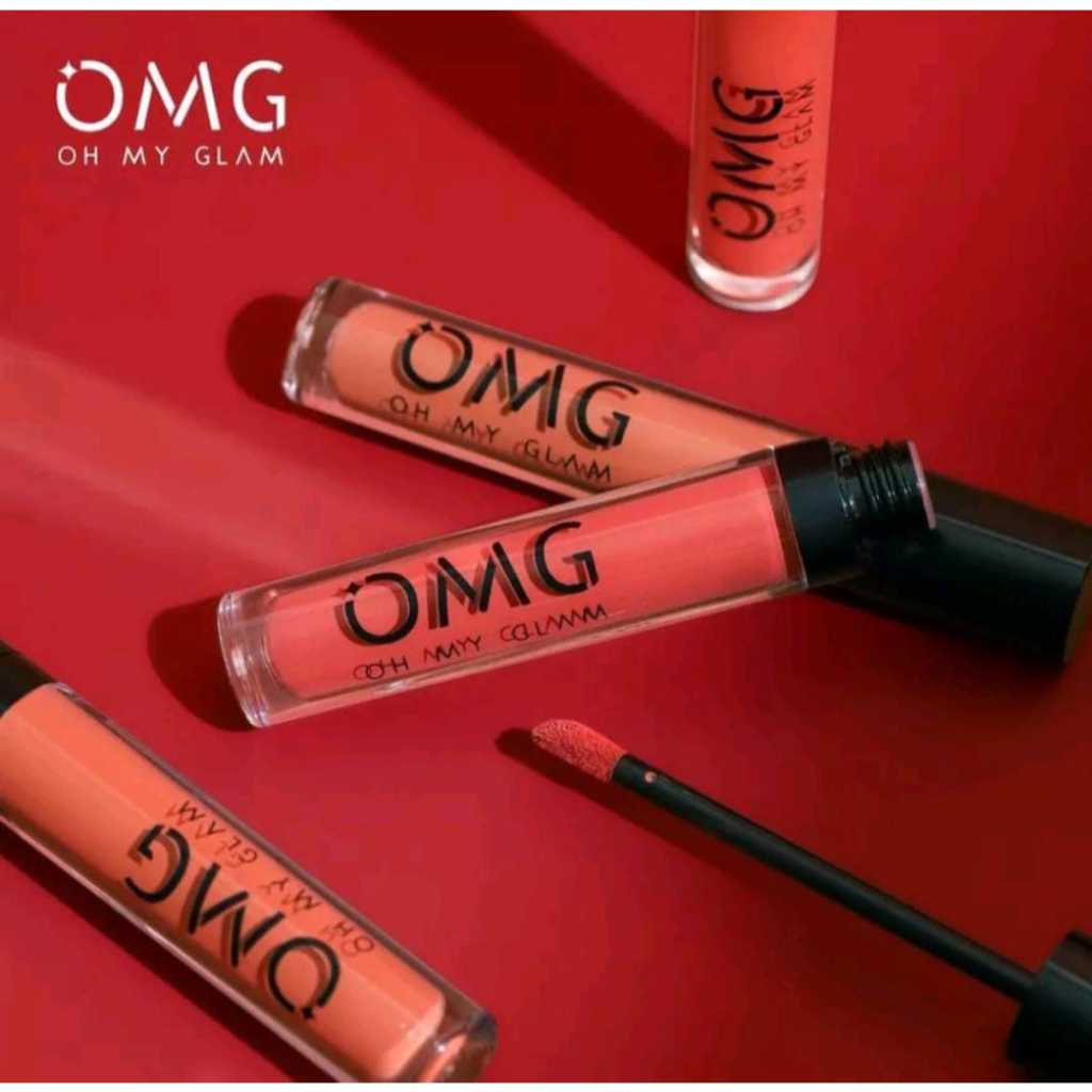 Jual OMG OH MY GLAM Mattelast Lip Cream / Lip Cream matte transferproof dan long lasting ...