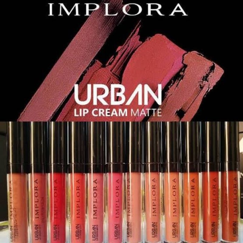 Jual IMPLORA urban lip cream matte 2,9g | Shopee Indonesia