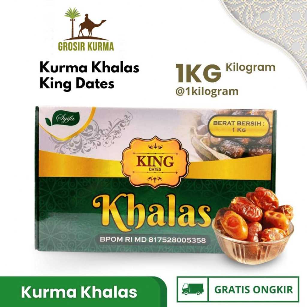 Jual King Dates - Kurma Khalas Syifa 1 kg Kurma Kholas - Kemasan ...