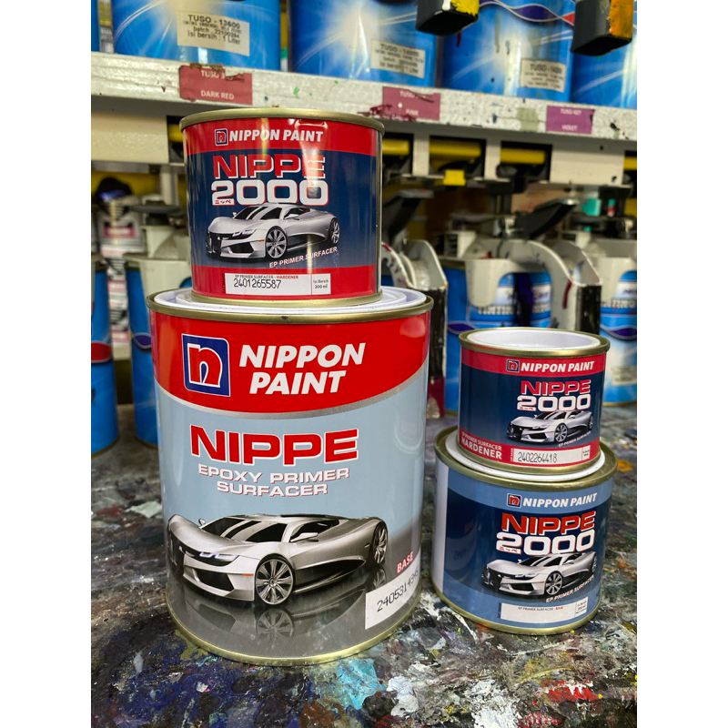 Jual EPOXY PRIMER SURFACER NIPPE 200ml / epoxy motor / epoxy mobil ...