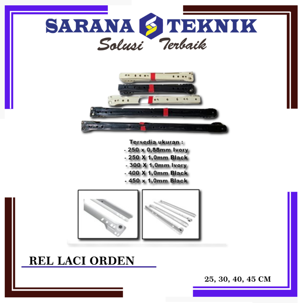 Jual REL LACI / REL LEMARI UKURAN 25 , 30 , 40 , 45 CM ORDEN | Shopee ...