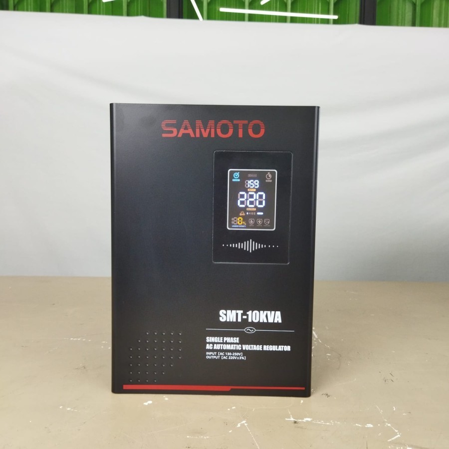 Jual SAMOTO Stabilizer 10KVA Stavolt Single Phase Stavolt SMT10000VA ...