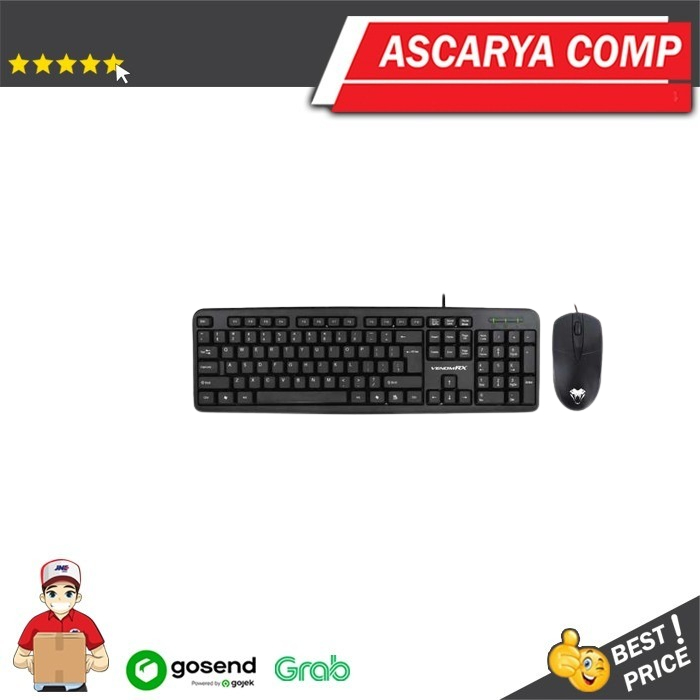 Jual VenomRX BK700 Basic Keyboard Combo | Shopee Indonesia