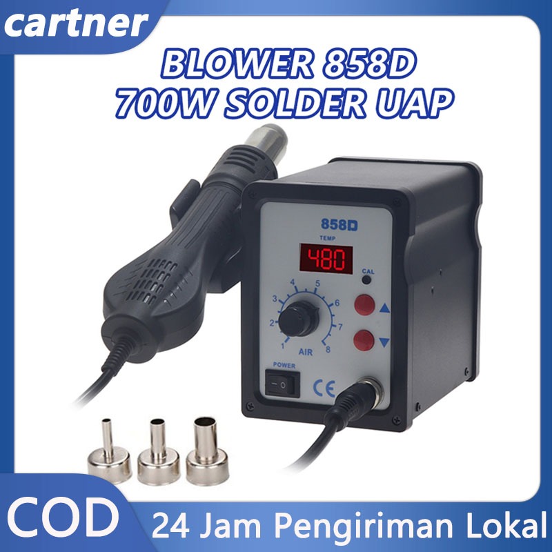 Jual Solder Uap Blower Quick 858D Hot Air Solder Blower 700W Digital ...