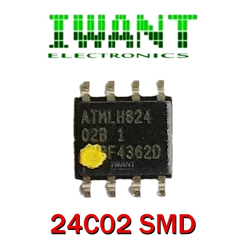Jual 24C02 SMD IC 24C02N SMD-8PIN GRADE B | Shopee Indonesia
