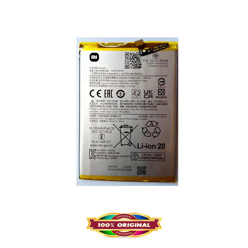 Jual Original Battery for Xiaomi Redmi 12C 2023 - 5000mAh - Garansi 1 Bulan | Shopee Indonesia