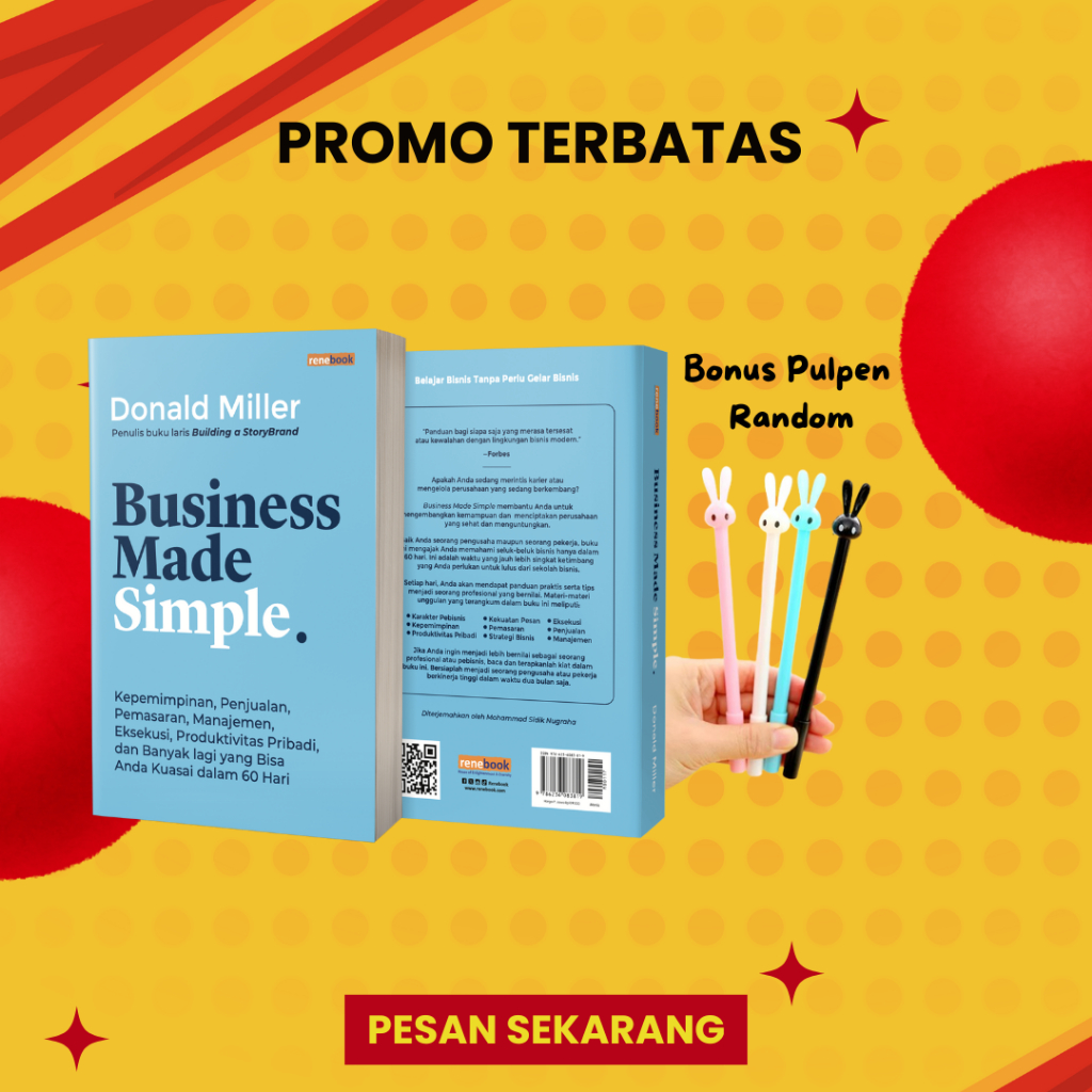 Jual Business Made Simple Donald Miller - Buku Motivasi Bisnis Untuk ...