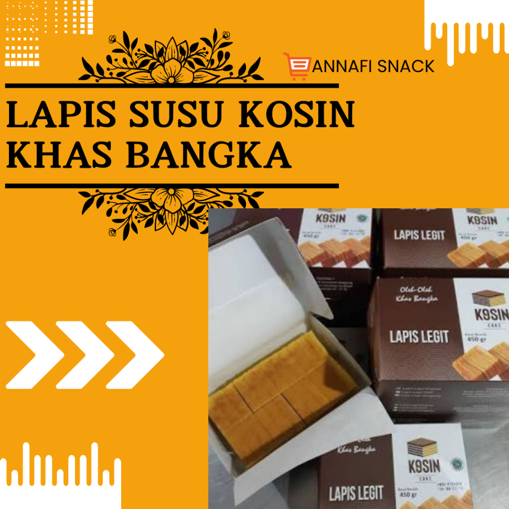 Jual LAPIS SUSU KHAS BANGKA // KOSIN CAKE // OLEH OLEH KHAS BANGKA ...