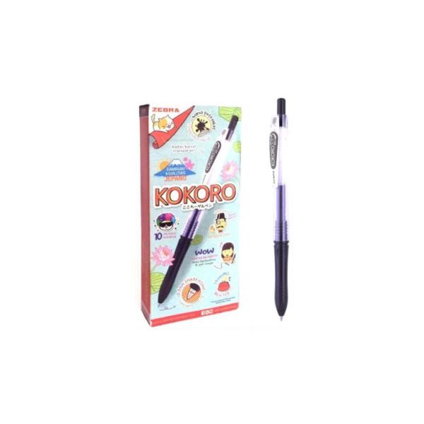 Jual Pulpen Gel Kokoro / Zebra Kokoro Color 0,5mm Pulpen Gel / Kokoro ...