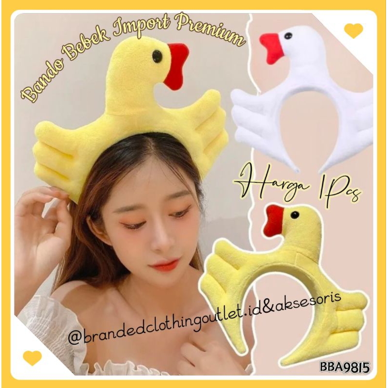 Jual BANDO BEBEK IMPORT PREMIUM / BANDO KOREAN STYLE / BANDO BEBEK ...