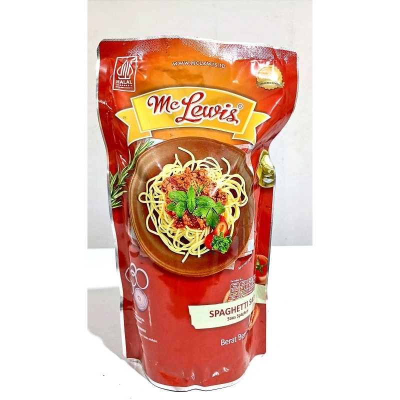 Jual MC LEWIS Spaghetti Sauce 1 kg (Saus Spaghetti) | Shopee Indonesia