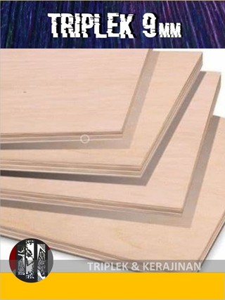 Jual Triplek 9mm Ukuran A4 210x297x9 mm Multiplek Plywood 9 mm A 4 ...