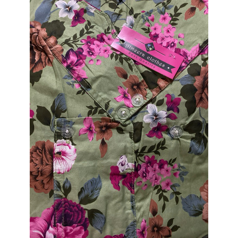 Jual surjan kembang bahan katun 100% ori surjan bunga baju adat jawa ...
