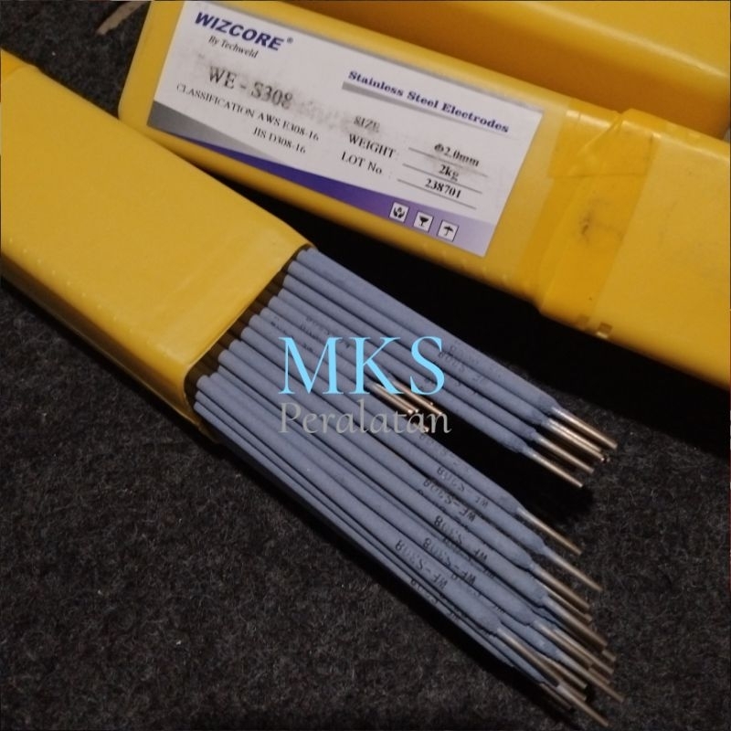 Jual WIZCORE | Kawat Las Stainless Steel Electrodes 308 2.0 x 300mm ...