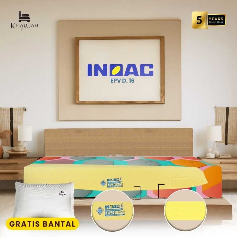 Jual Kasur Busa INOAC EPV D16 Original Gratis Bantal Memory Garansi ...