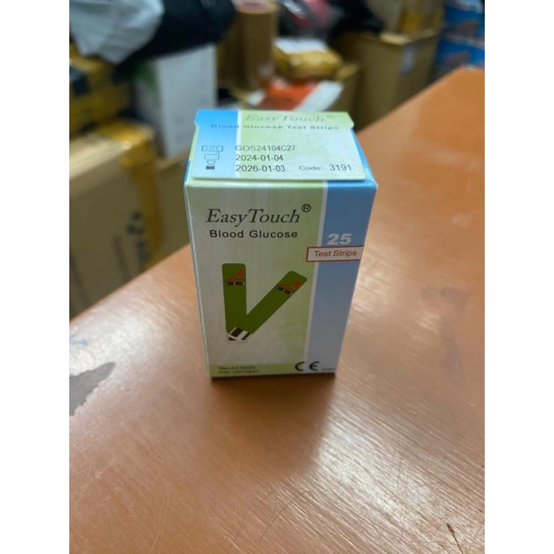 Jual Strip Easy Touch Glucose isi 25 / Strip easy touch glucosa / strip ...