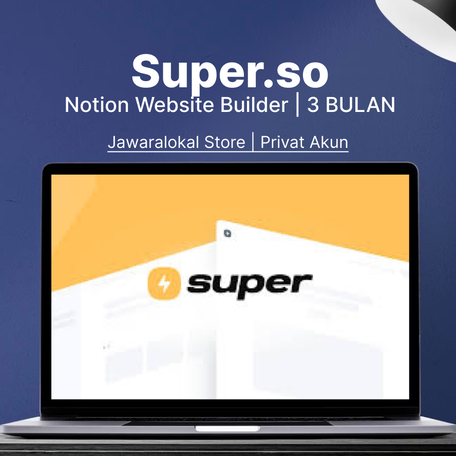 Jual Super.so - Notion Website Builder - 3 BULAN RESMI | Shopee Indonesia