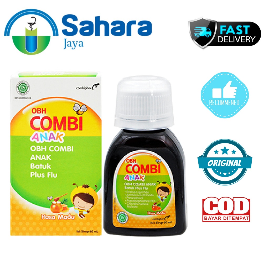 Jual [SJ] OBH Combi Anak Batuk Plus Flu Madu 60 mL - Sirup Obat Batuk ...