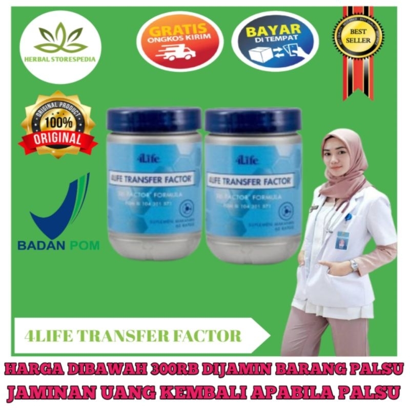 Jual 4LIFE TRANSFER FACTOR ORIGINAL 1 BOTOL ISI 60 KAPSUL TRI FACTOR ...