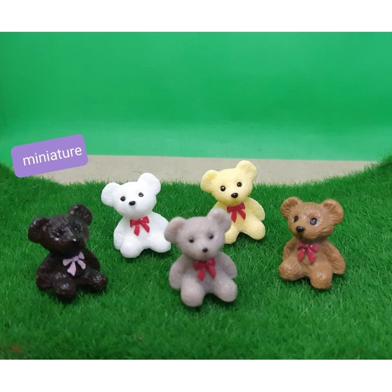 Jual miniatur boneka teddy bear | Shopee Indonesia