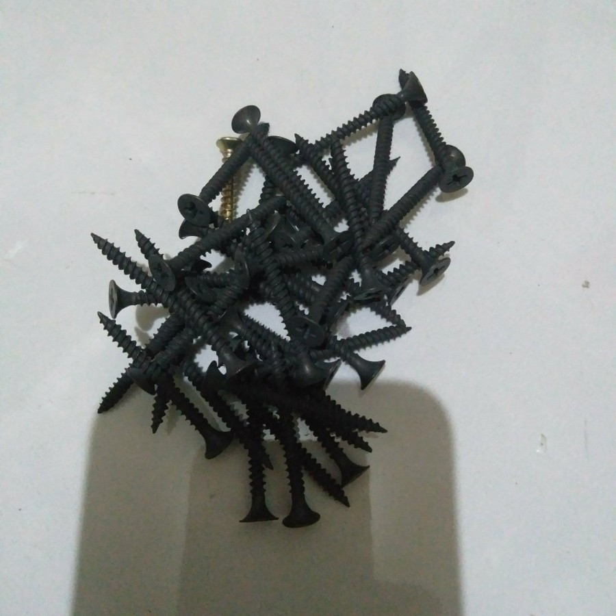 Jual Sekrup hitam baja atau fischer | Shopee Indonesia