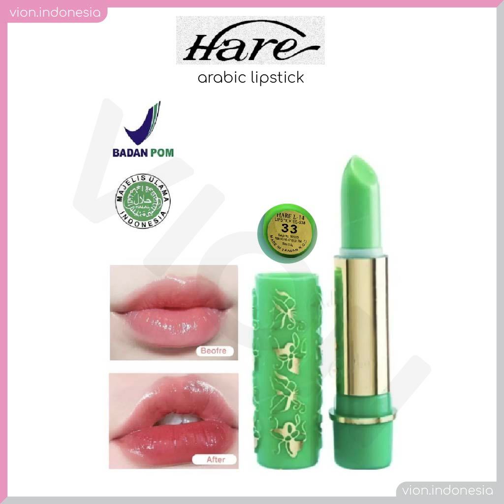 Jual HARE Lipstik Batang Arab Hijau BPOM HALAL Ori Hare Arabic Original ...