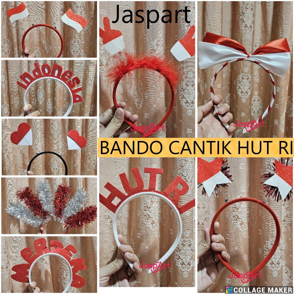 Jual BANDO MERAH PUTIH BANDO KEMERDEKAAN BANDO HUT RI BANDO PAWAI BANDO ...