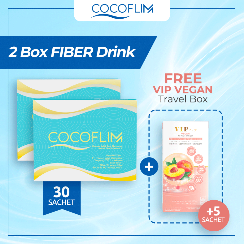 Jual Cocoflim Fiber Diet 2 Box (2*15sachet) | Pelangsing | Detox ...