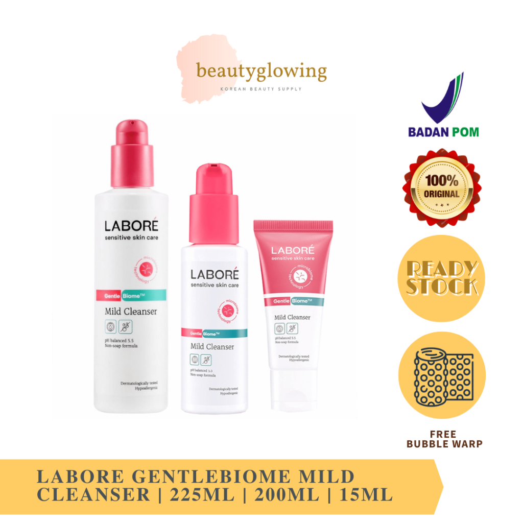 Jual LABORE GentleBiome Mild Cleanser | face wash face cleanser ...