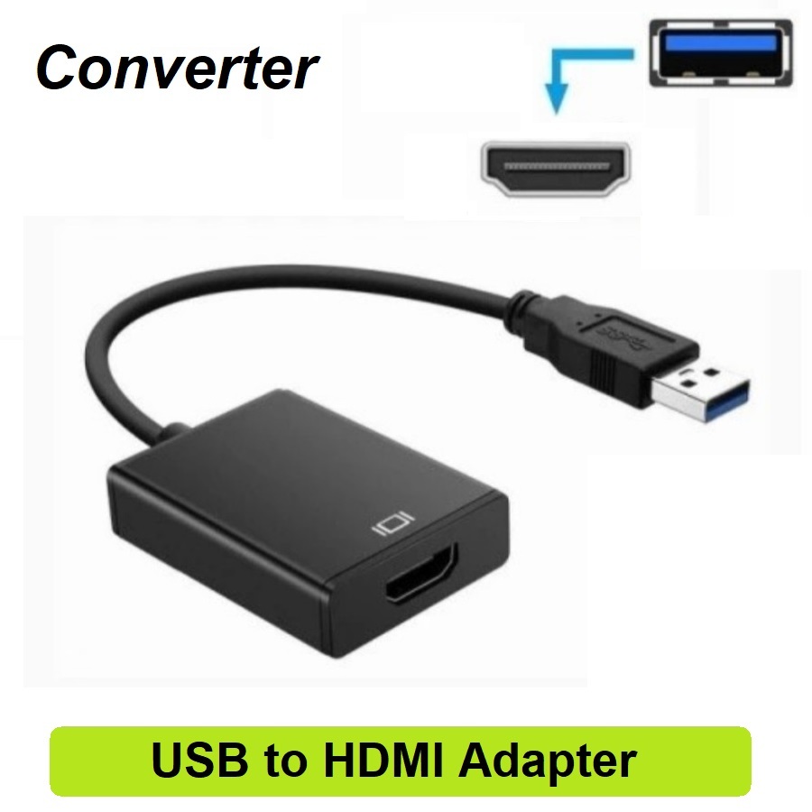 Jual Converter USB to HDMI Adapter | Shopee Indonesia
