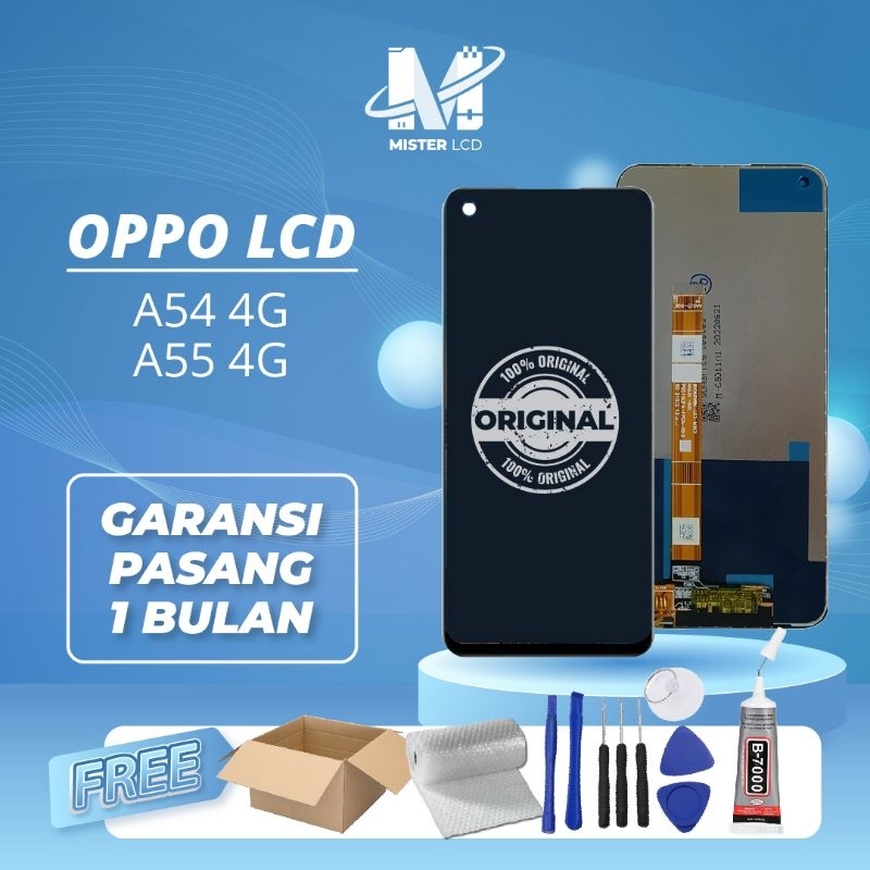 Jual LCD OPPO A54 4G / A55 4G / A53 2020 FULLSET ORIGINAL FREE LEM + OPENING SET | Shopee Indonesia