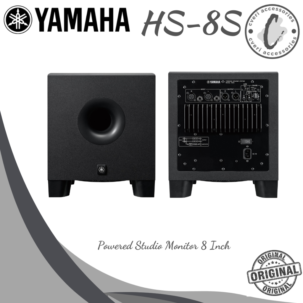 Jual Yamaha HS8S Powered Studio Subwoofer 8 inch Original HS-8S ...