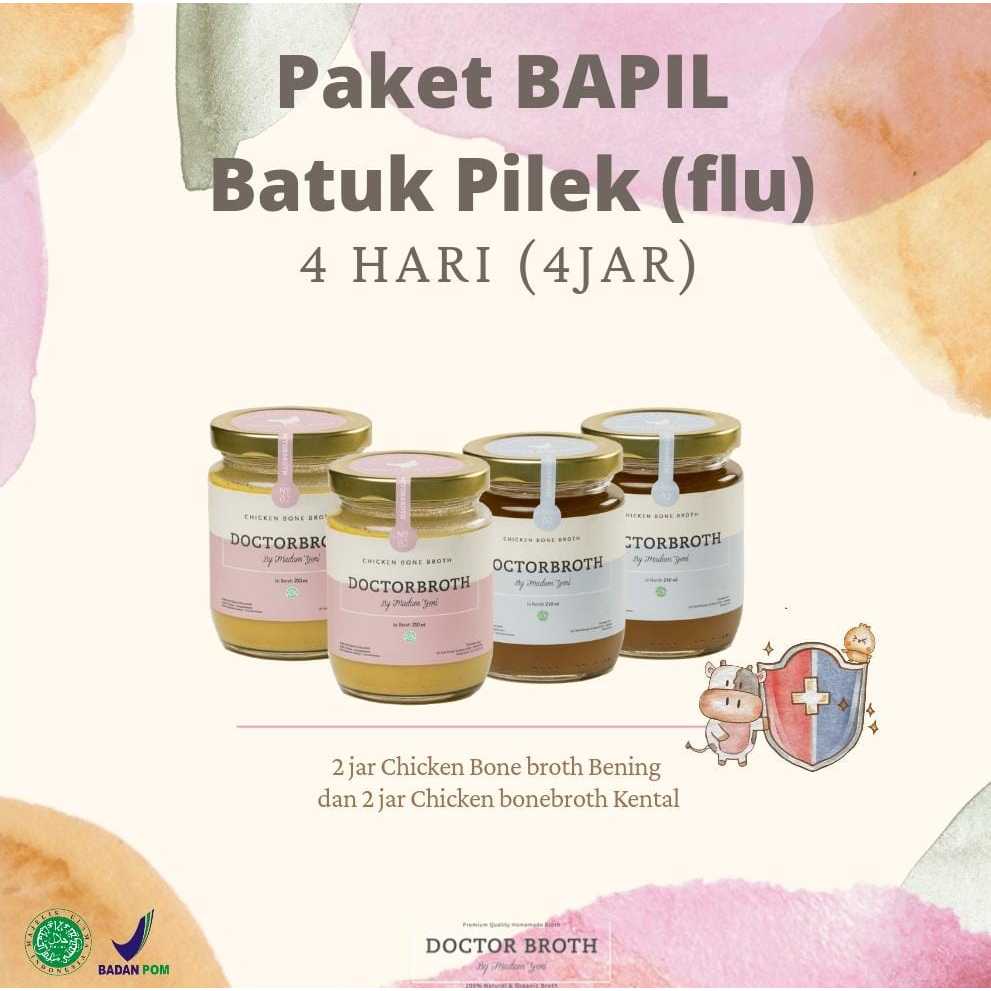 Jual Doctor Broth - Paket Bapil (Batuk Pilek Anak) 4 Jar | Shopee Indonesia