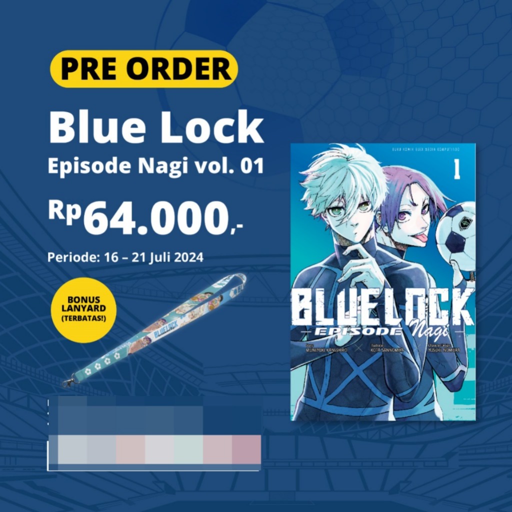 Jual Komik Blue Lock - Episode Nagi 1 by MUNEYUKI KANESHIRO,YUSUKE ...