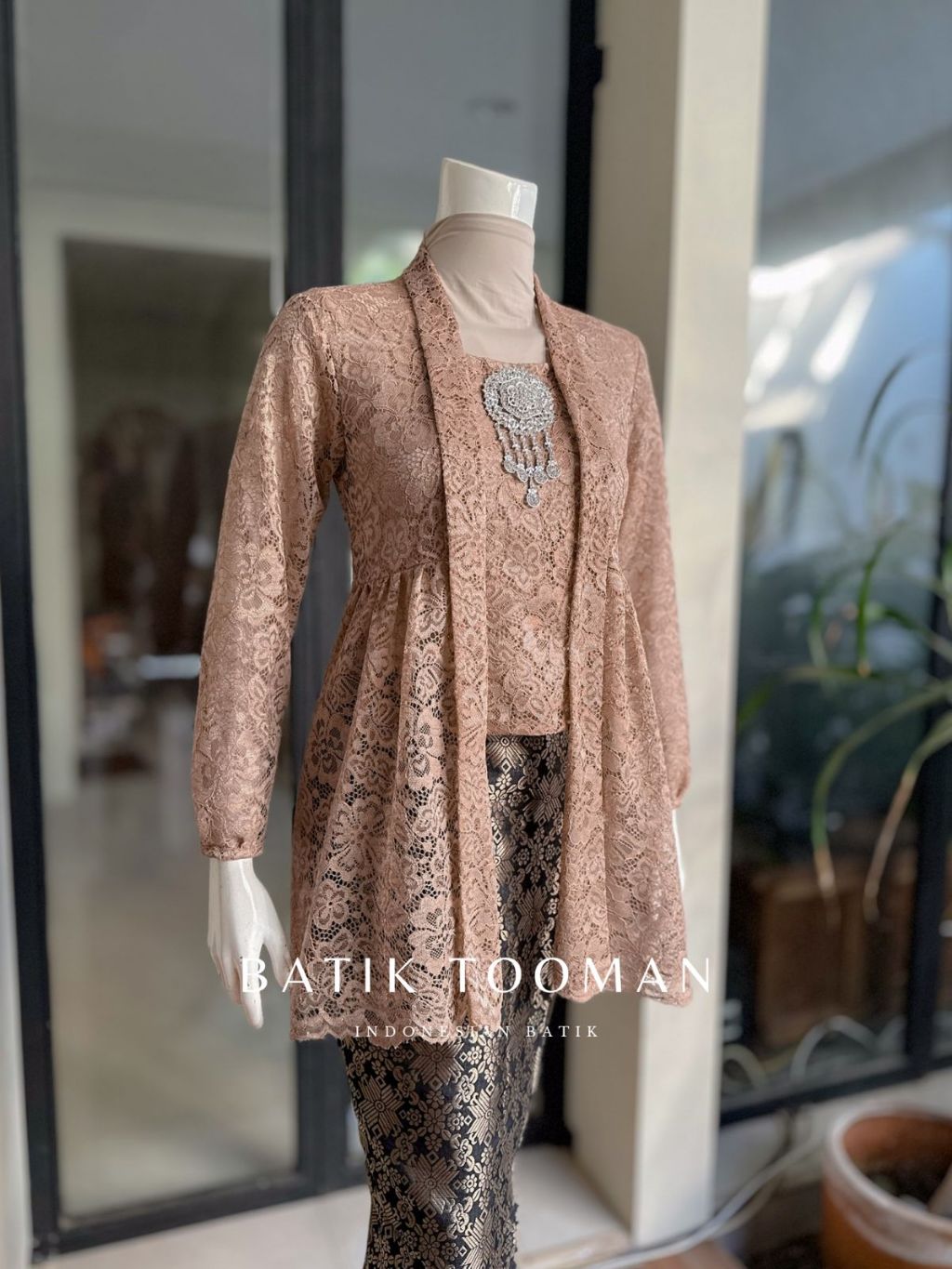 Jual SARTIKA CHOCO SERIES SONGKET Kebaya Kutu Baru Kartini Brokat Warna ...