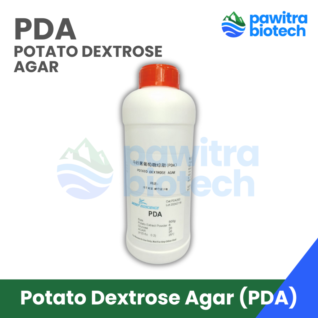 Jual Potato Dextrose Agar (PDA) Media Mikrobiologi Pro Analis | Shopee ...