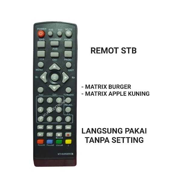 Jual REMOT REMOTE STB MATRIX BURGER MATRIX APPLE KUNING | Shopee Indonesia Jual REMOT REMOTE STB MATRIX BURGER MATRIX APPLE KUNING | Shopee Indonesia