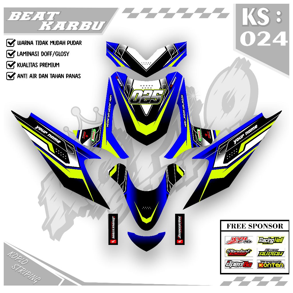 Jual Decal Beat Karbu Full Body - Decal Beat Karbu KPL.024 | Shopee ...