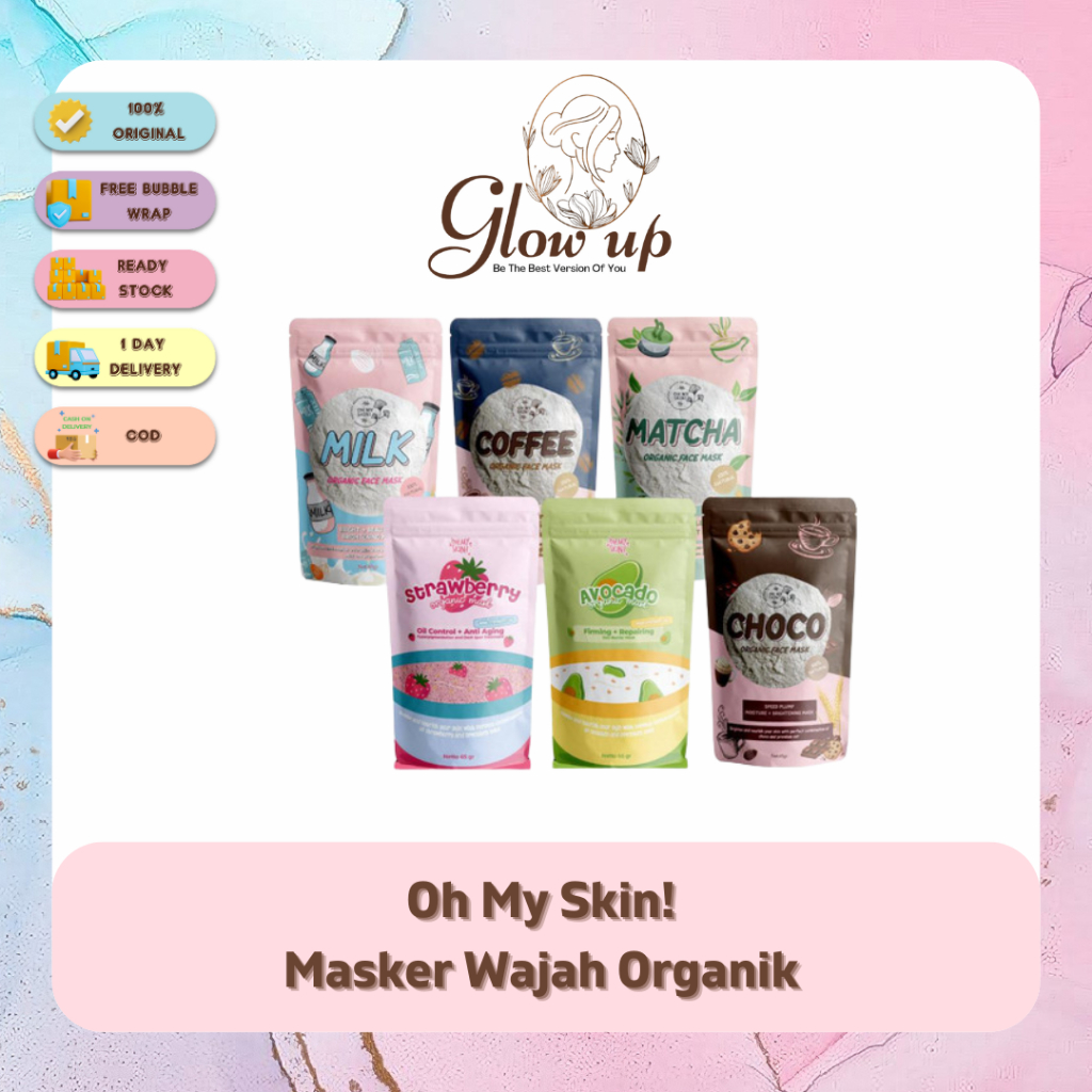Jual Oh My Skin! Masker Wajah Organik BPOM FULLSIZE 65gr & 25gr ...