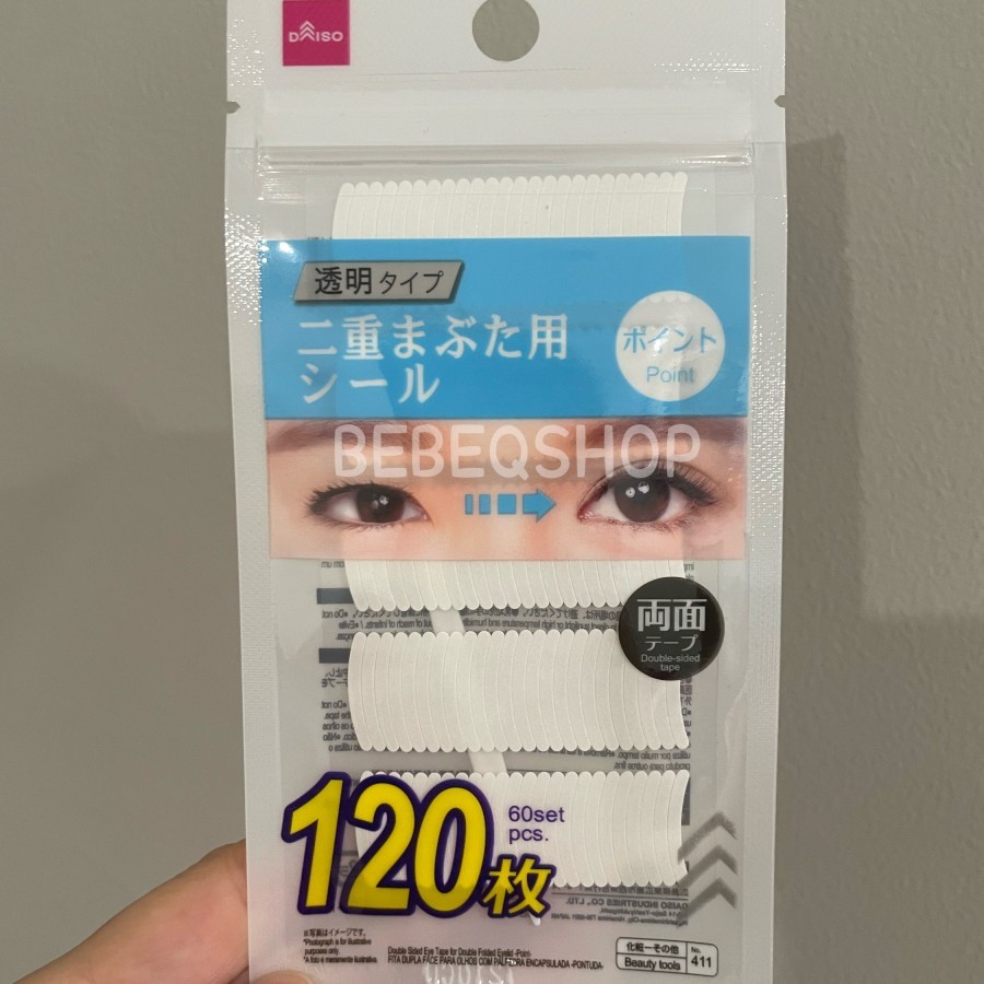 Jual DAISO Double Sided Eye Tape for Double Folded Eyelid | Shopee ...