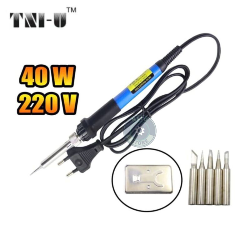 Jual SOLDER TANGAN LISTRIK TNI-U TU-093+ 7 IN 1 40W ORIGINAL | Shopee ...