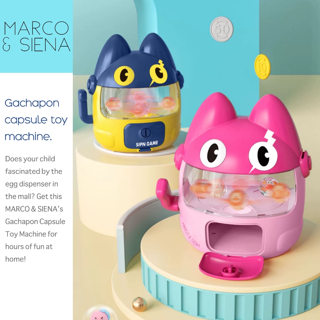 Jual [PREMIUM] MARCO SIENA Mainan Anak Mesin Gacha Kapsul Telur Kejutan ...