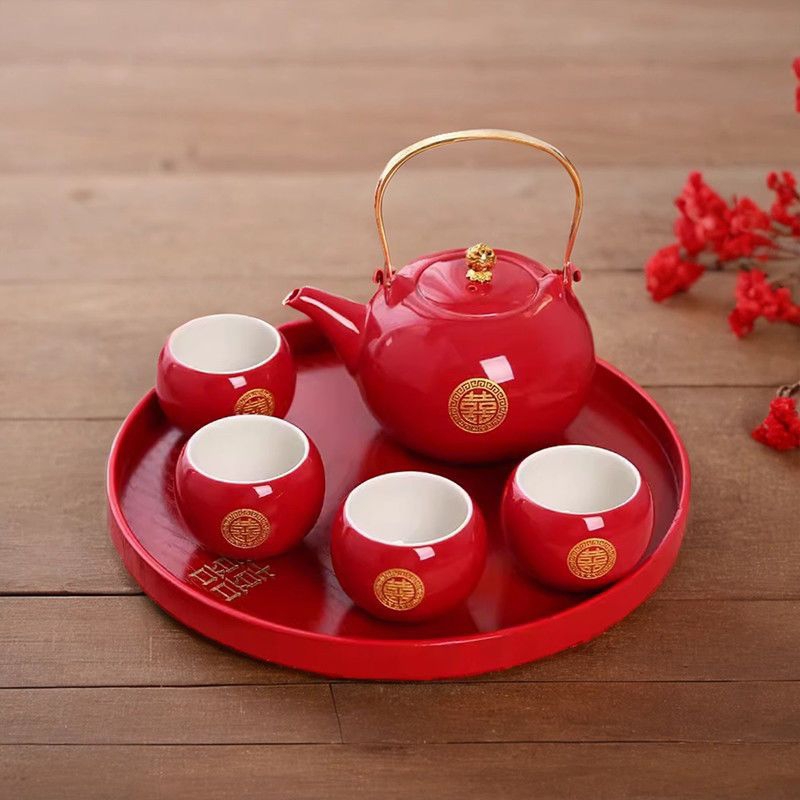 Jual Teapot keramik sangjit / Teko / phangteh / teapai / 1 Set LENGKAP ...