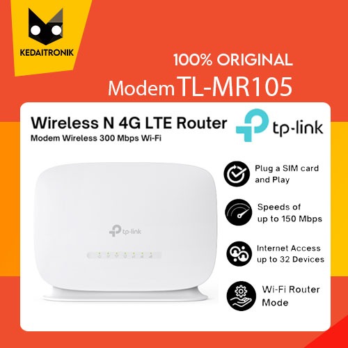 Jual TP LINK TL MR105 Modem Router TPLINK TLMR105 300 Mbps Wireless N ...