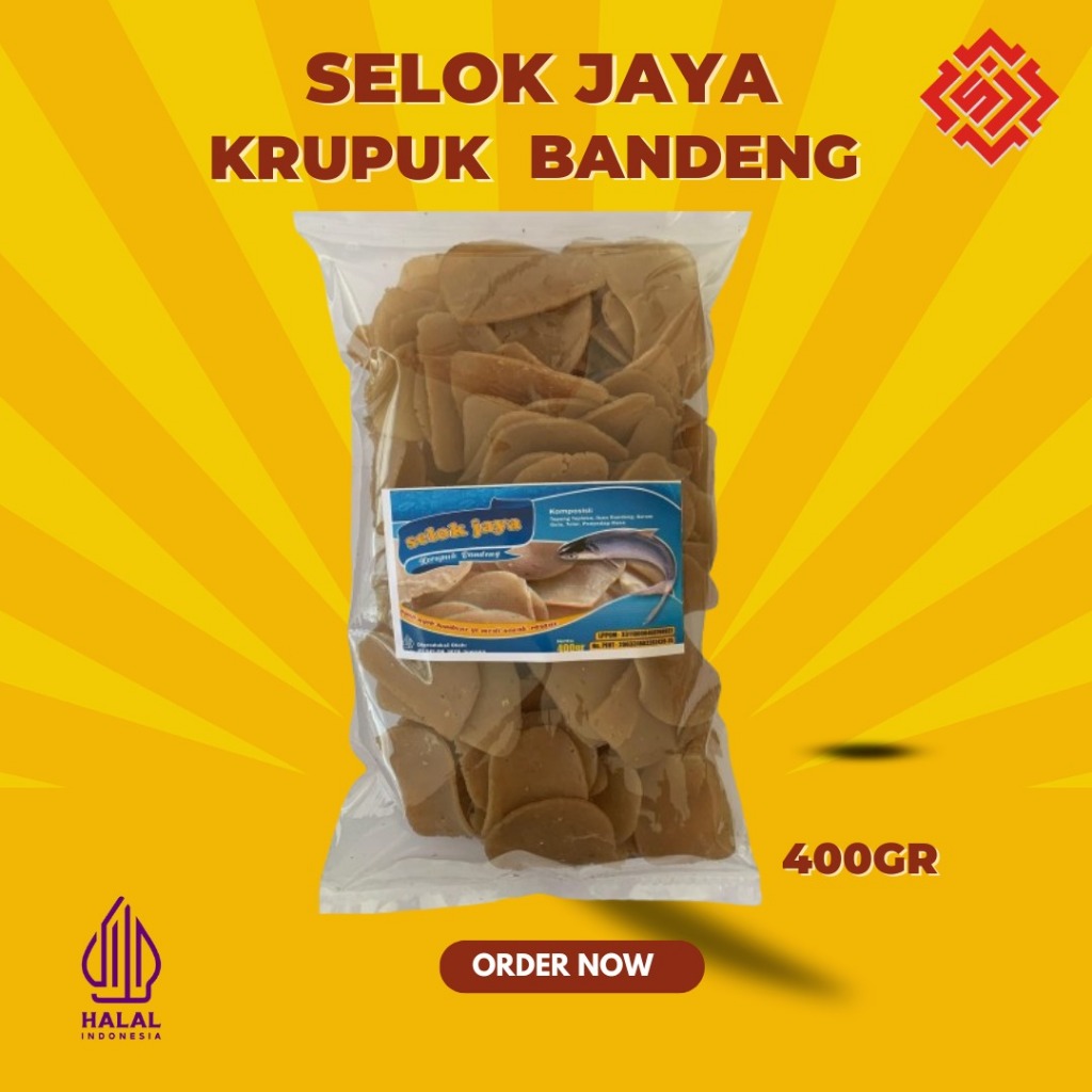 Jual KRUPUK BANDENG SELOK JAYA 200gr | Shopee Indonesia