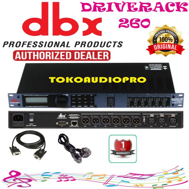 Jual DLMS DBX Driverack 260 Digital Speaker Management Original DLMS DBX260 | Shopee Indonesia