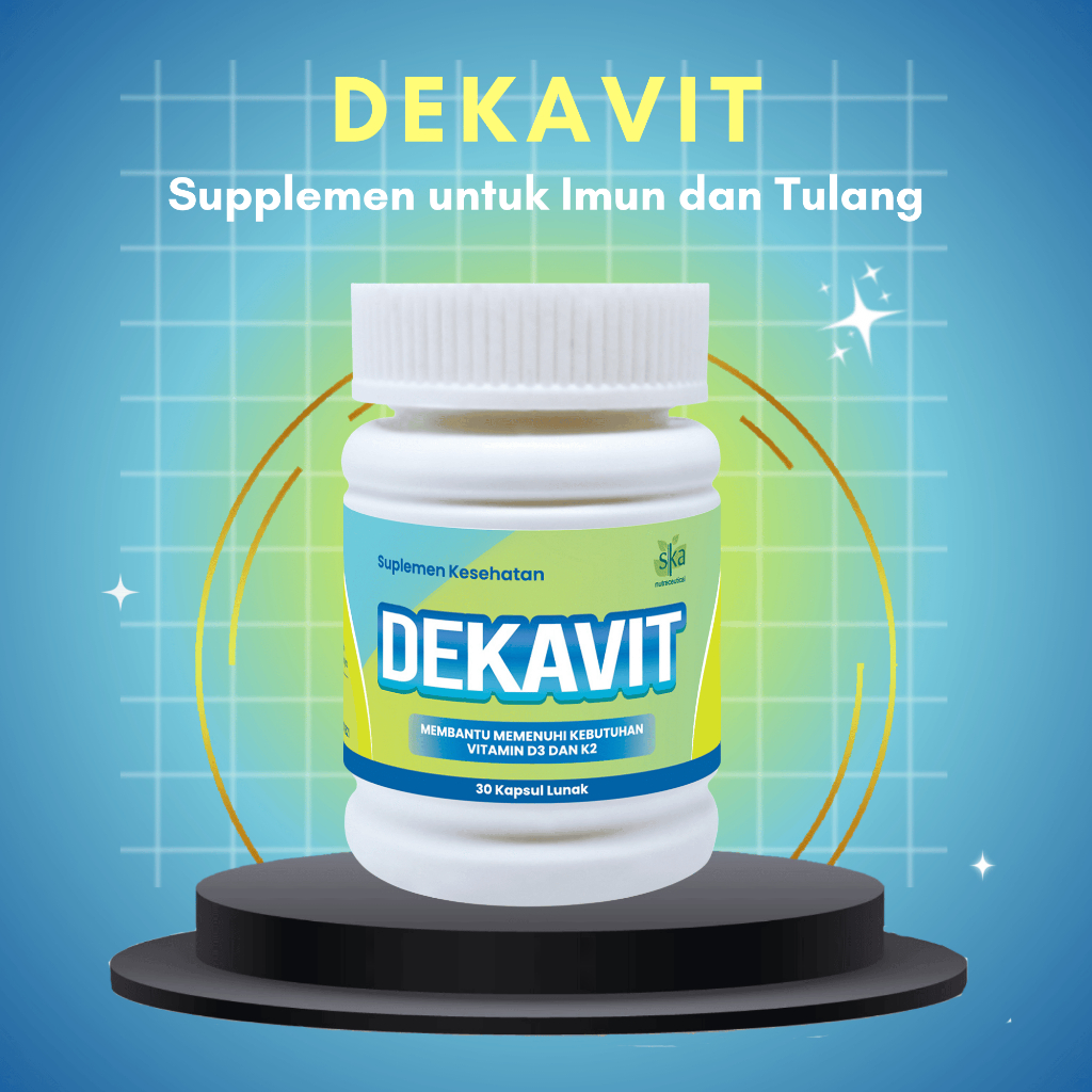 Jual DEKAVIT VITAMIN D3 K2 | SUPLEMEN KESEHATAN JANTUNG | 30 Softgel ...